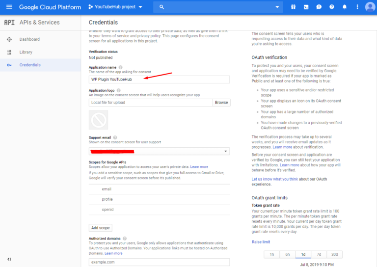 Getting Started Set Up Youtube Oauth Client Id And Secret Wordpress Youtube Plugin Youtube