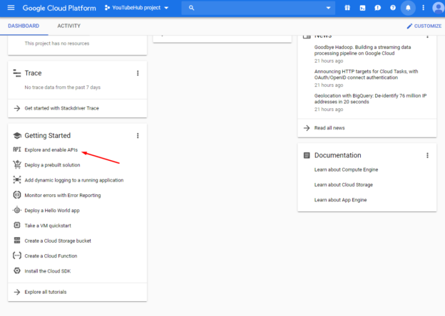 Getting Started Set Up Youtube Oauth Client Id And Secret Wordpress